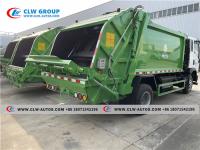 China 6 Cubic Meter Garbage Compactor Truck with 120HP Engine and 1:4 Compression Ratio for Waste Management for sale