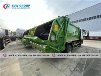 China 6 Cubic Meter Garbage Compactor Truck with 120HP Engine and 1:4 Compression Ratio for Waste Management for sale