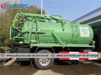 China HOWO 12,000L Septic Tank Truck Sanitation Service Vacuum Sewage Suction Vehicle for sale