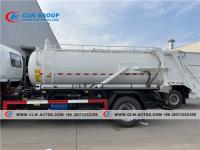 China Foton Auman 8000L Vacuum Tank Truck Septic Sewage Suction Truck 4x2 Euro 3 for sale