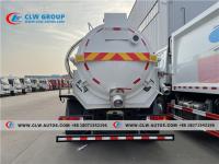 China Foton Auman 8000L Vacuum Tank Truck Septic Sewage Suction Truck 4x2 Euro 3 for sale