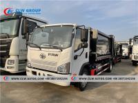 China FAW 6cbm Garbage Compactor Truck Waste Collection Truck 120HP Euro IV for sale