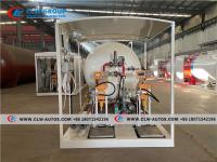 China 10 Ton Skid Mounted LPG Filling Station 10000 Liter Capacity 1.77MPa for sale