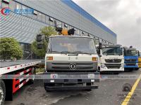 China Dongfeng 6x4 Truck Mounted Folding Boom Crane 12 Ton Capacity for Construction for sale