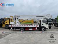 China 16m FOTON Hydraulic Truck Mounted Aerial Work Platform Folding Arm Boom 200kg for sale