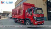 China Dongfeng 8 Ton Stake Cargo Truck 4x2 Fence Box Diesel Euro 3 124hp for sale