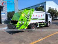 China Dongfeng 4x2 8cbm Garbage Compactor Truck Trash Collection Truck 156hp for sale