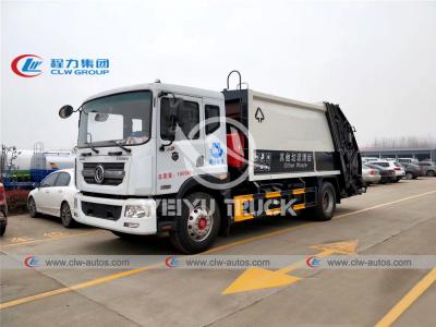 China 14cbm Dongfeng Refuse Collector Garbage Compactor Truck 4x2 170hp Diesel for sale