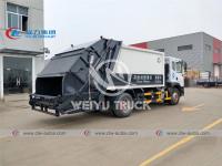 China 14cbm Dongfeng Refuse Collector Garbage Compactor Truck 4x2 170hp Diesel for sale