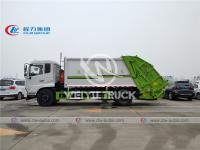 China Dongfeng 14m3 Garbage Compactor Truck 4x2 Diesel Waste Disposal Truck 180hp for sale