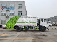 China Dongfeng 14m3 Garbage Compactor Truck 4x2 Diesel Waste Disposal Truck 180hp for sale