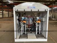 China 10cbm 10m3 LPG Gas Plant Refilling Tank Station with Dispensers ASME GB150 for sale