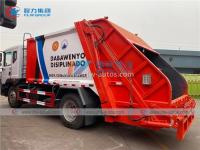 China Dongfeng 10cbm 4x2 Compactor Garbage Truck 10000 Liters Trash Collection Truck for sale