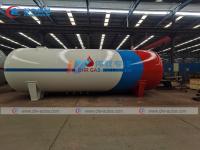China 50cbm Horizontal Q370R Carbon Steel LPG Storage Tank 25MT 50000 Liters for sale