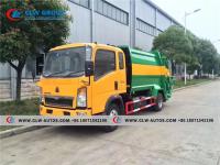 China Sinotruk Howo 6cbm Waste Compactor Truck 116HP Euro III for Waste Management for sale