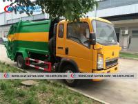 China Sinotruk Howo 6cbm Waste Compactor Truck 116HP Euro III for Waste Management for sale