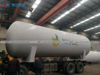 China ASME Q345R Carbon Steel LPG Gas Storage Tank 50000L 25MT DN2700mm for sale