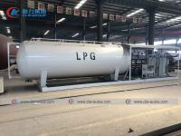 China GB-150 Skid Mounted 15cbm LPG Skid Station 12mm Endplate 1800mm Diameter for sale