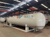 China DN2100mm 25cbm 25000L LPG Refilling Plant with 5.5kw Pump 380V for sale
