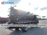China HOWO 4x4 Off Road Sewer Vacuum Truck 8m3 8000L Carbon Steel Tank Euro 3 for sale