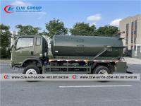 China HOWO 4x4 Off Road Sewer Vacuum Truck 8m3 8000L Carbon Steel Tank Euro 3 for sale