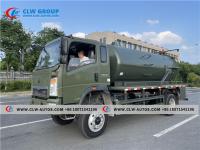 China HOWO 4x4 Off Road Sewer Vacuum Truck 8m3 8000L Carbon Steel Tank Euro 3 for sale