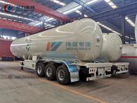 China 60cbm 1.61Mpa Carbon Steel Q345R Double Ellipse LPG Semi Trailer for Transport for sale