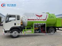 China 15m3 Right Hand Drive LPG Dispenser Truck LPG Refill Truck 15000L for sale