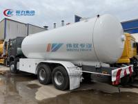 China 24m3 12mt 1.61Mpa LPG Bobtail Truck LPG Refilling Truck for Propane Transport for sale