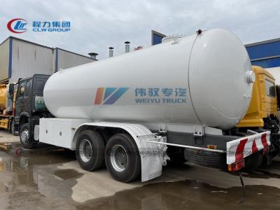 China 24m3 12mt 1.61Mpa LPG Bobtail Truck LPG Refilling Truck for Propane Transport for sale