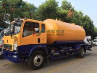 China HOWO 140 HP 15m3 LPG Distribution Truck with Flowmeter for Gas Filling for sale