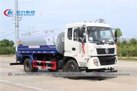 China Dongfeng 12m3 Carbon Steel Water Delivery Truck for Street Cleaning 4x2 for sale