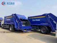 China Carbon Steel Q235 12m3 Garbage Compactor Truck Side 4mm Bottom 5mm for Ghana for sale