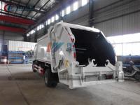 China Mini 5m3 Isuzu 130HP Rear Loader Compactor Garbage Truck 4x2 Left Hand Drive for sale
