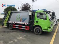 China Dongfeng 5m3 Self Compressed Waste Removal Truck 5000 Liters Garbage Collection Vehicle for sale