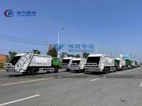 China Euro3 7cbm 6 Wheel Compressed Garbage Truck 122Hp Yunnan Engine Rubbish Removal for sale