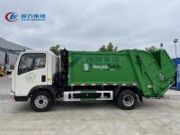 China 140HP 6m3 Howo RHD Rear Load Garbage Truck Waste Collector Truck 6000Liters for sale