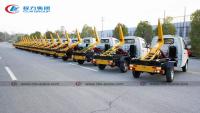 China Foton 3-4cbm Hook Lift Garbage Truck 4x2 Diesel Euro 3 Waste Removal for sale