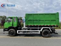 China Dongfeng 13cbm Hook Lift Garbage Truck Detachable Body 25000kg GVW Diesel for sale