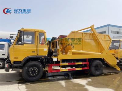 China Euro3 4x2 10cbm Rear Load Garbage Truck Skip Loader Refuse Truck 140HP Yuchai Engine for sale