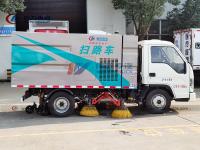 China Mini Foton 4x2 116HP 4 Brushes 3cbm Street Sweeper Vacuum Truck for sale