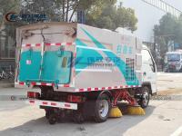 China Mini Foton 4x2 116HP 4 Brushes 3cbm Street Sweeper Vacuum Truck for sale