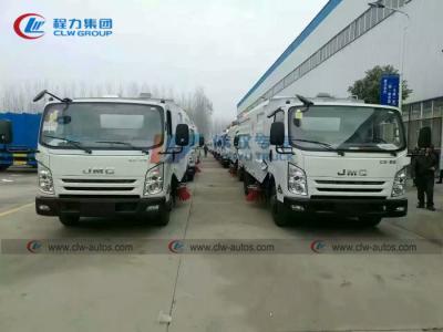 China JMC 4x2 142HP 8CBM Truck Mounted Street Sweeper City Road Cleaning Machine for sale
