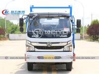 China Dongfeng 5-6m3 Hydraulic Swing Arm Garbage Truck Euro 2 4x2 for sale