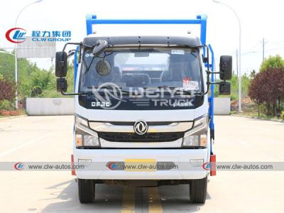 China Dongfeng 5-6m3 Hydraulic Swing Arm Garbage Truck Euro 2 4x2 for sale
