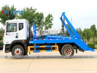 China 8cbm 10cbm 160HP LHD Swing Arm Garbage Truck Refuse Collection Vehicle for sale