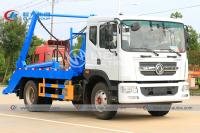 China 8cbm 10cbm 160HP LHD Swing Arm Garbage Truck Refuse Collection Vehicle for sale
