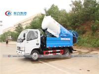 China Dongfeng 3000 Liters Carbon Steel Vacuum Septic Truck 6mm Anti Corrosion 4x2 for sale