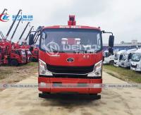 China Sinotruk Homan SANYI 6 Ton Truck Mounted Telescopic Crane 4x2 4200mm Wheelbase for sale