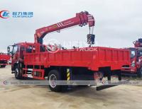 China Sinotruk Homan SANYI 6 Ton Truck Mounted Telescopic Crane 4x2 4200mm Wheelbase for sale